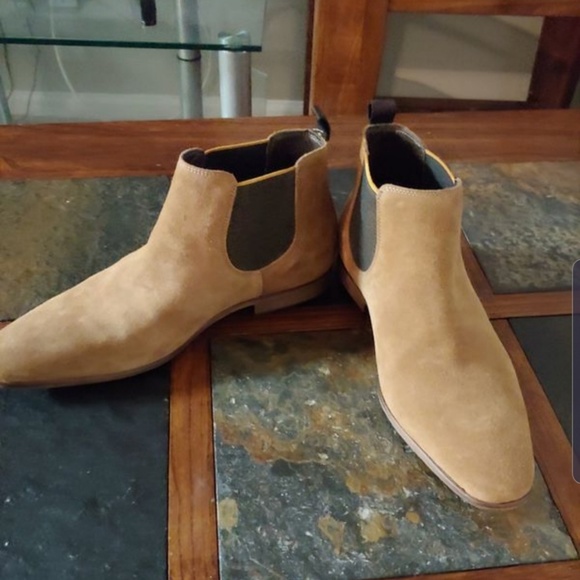a. testoni | Shoes | Tan A Testoni Chelsea Boots 9m | Poshmark